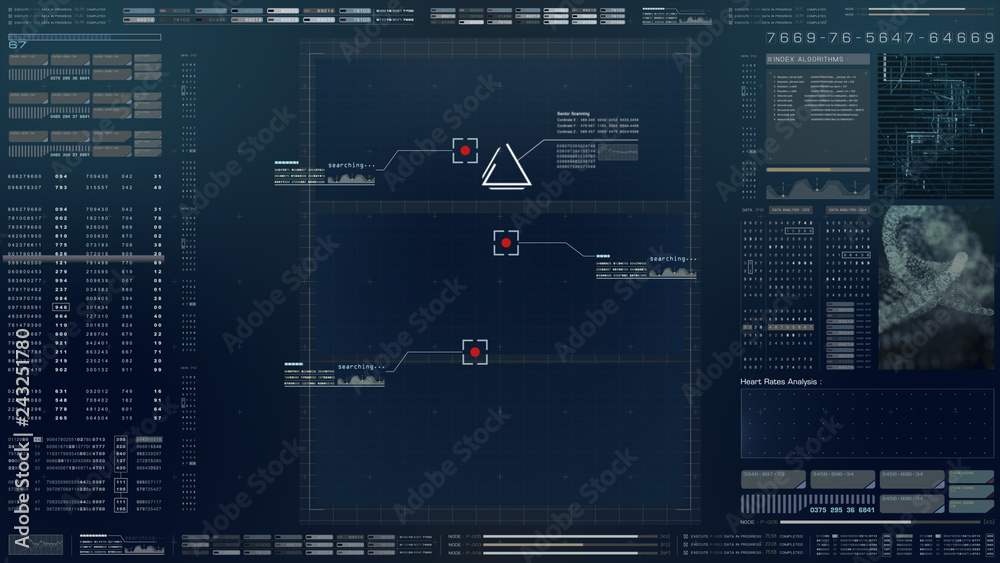 Futuristic motion element user interface information technology virtual ...