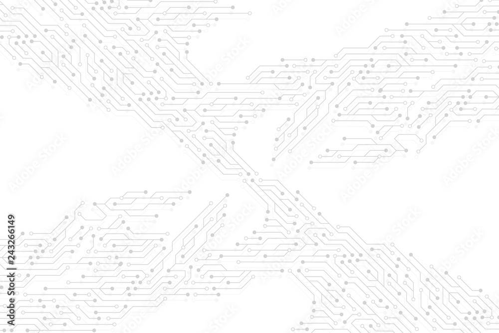 Computer motherboard vector background with circuit board electronic ...