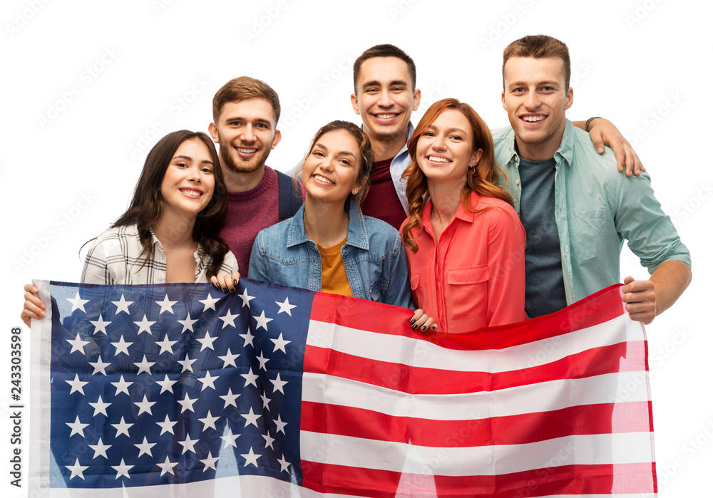 Group Of American People