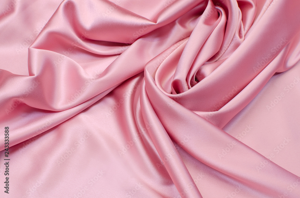 Pink Satin Fabric