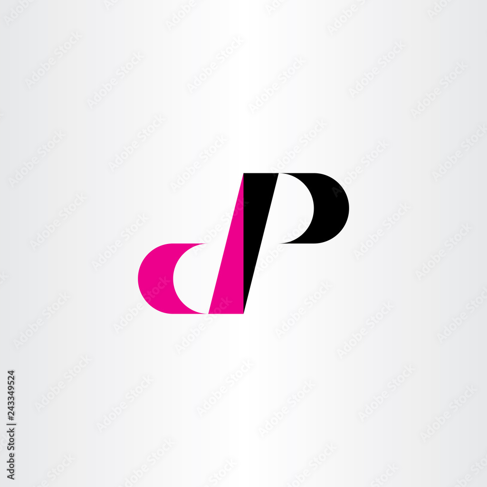 dp letter d and p logo icon sign vector element Stock Vector | Adobe Stock