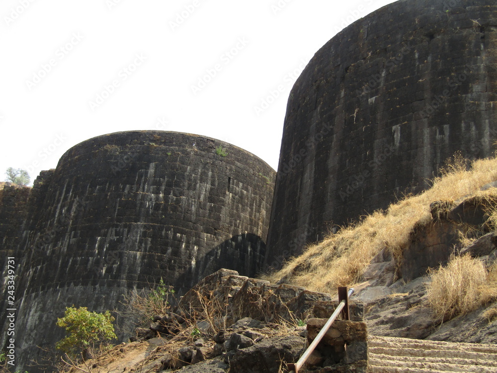 Raigad fort near Panvel is very tall and attractive, where Shivaji ...