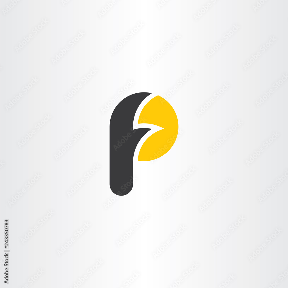 letter f and p fp logo vector icon element Stock Vector | Adobe Stock