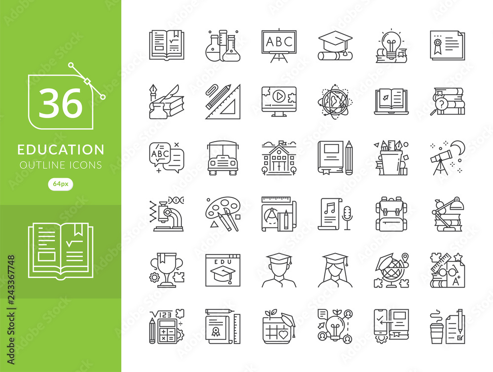 Higher Education Icons