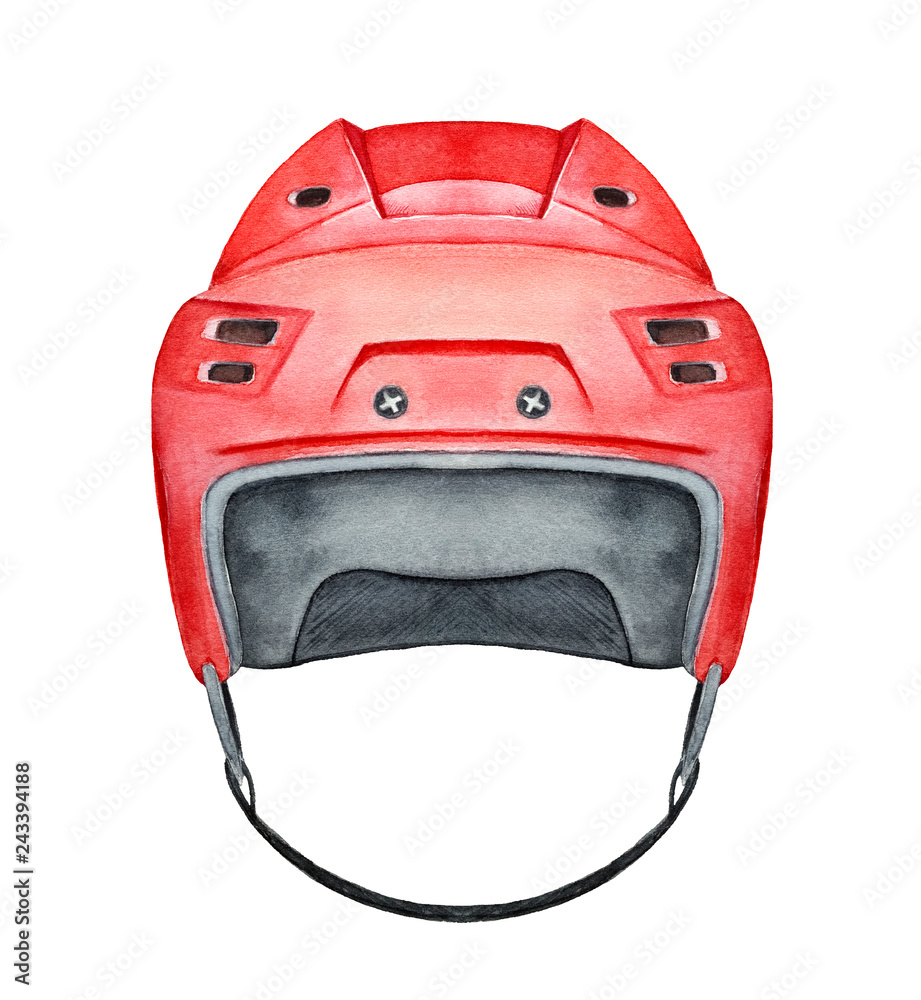 Hockey Helmet Front Clip Art