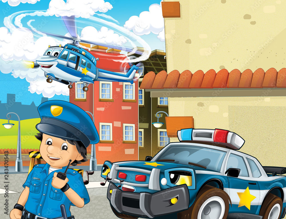 Flying Police Car