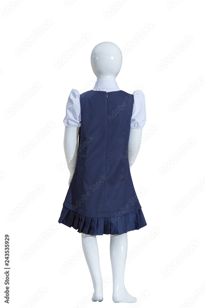 school clothes, school uniform, mannequin, catalog Stock Photo | Adobe ...