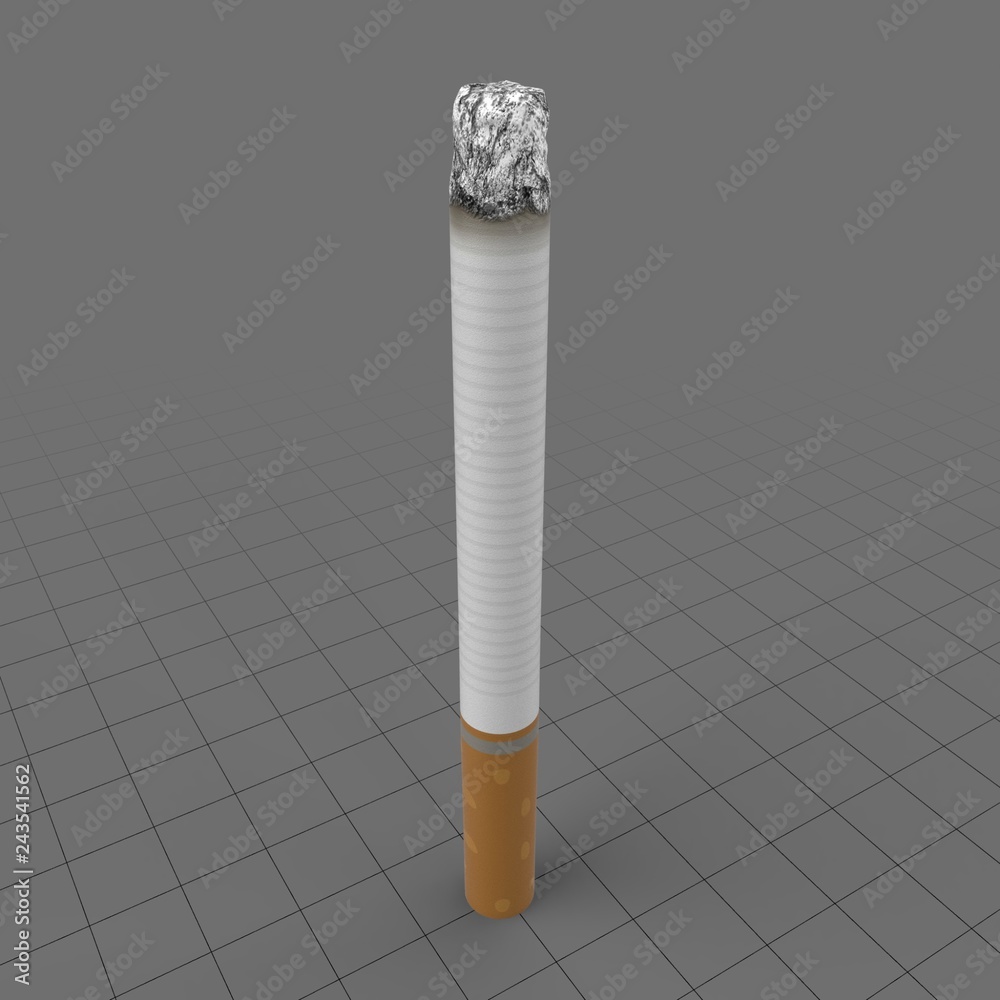 Used cigarette Stock 3D asset | Adobe Stock