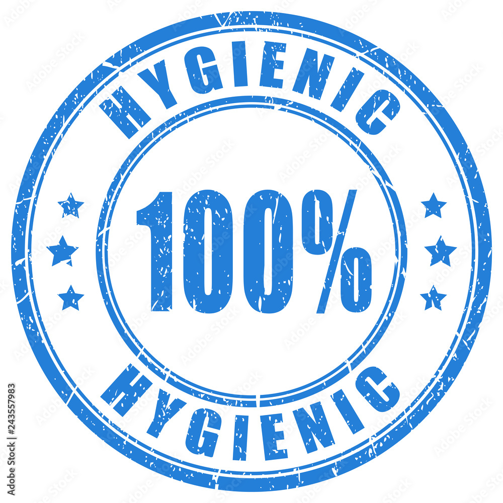 Hygienic vector stamp Stock Vector | Adobe Stock