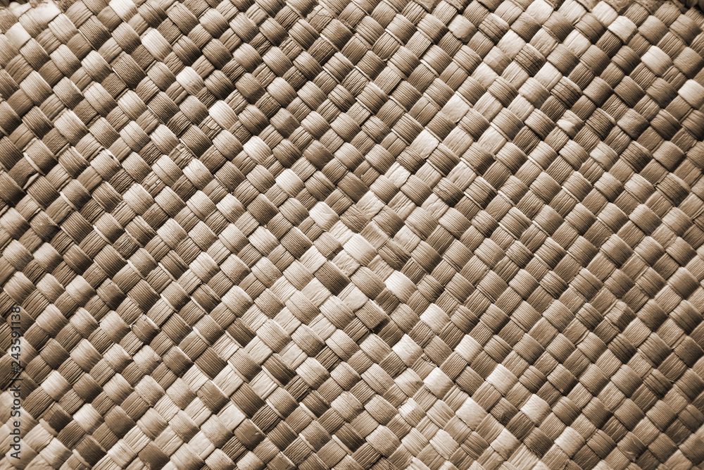 Maori woven flax kite bag Stock Photo | Adobe Stock