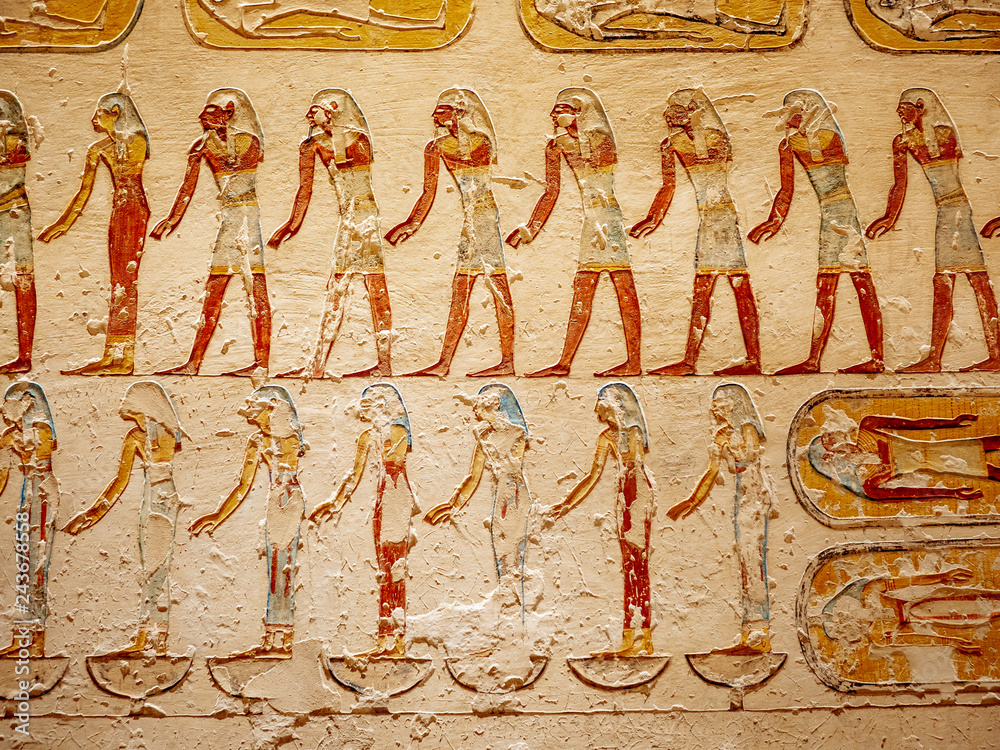 Valley of The Kings burial place for Egyptian Pharaohs from the ancient ...