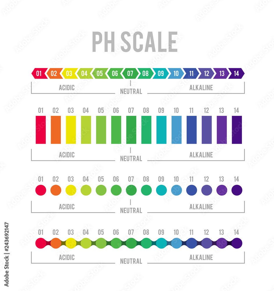 pH meter for measuring acid alkaline balance. Vector infographics in ...
