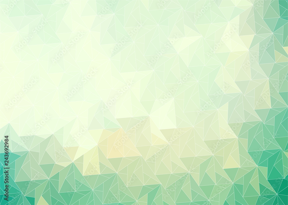 emerald green abstract gradient background with triangles Stock Vector ...