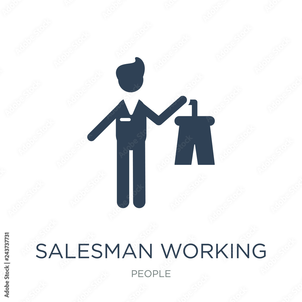 Salesman Icon Vector