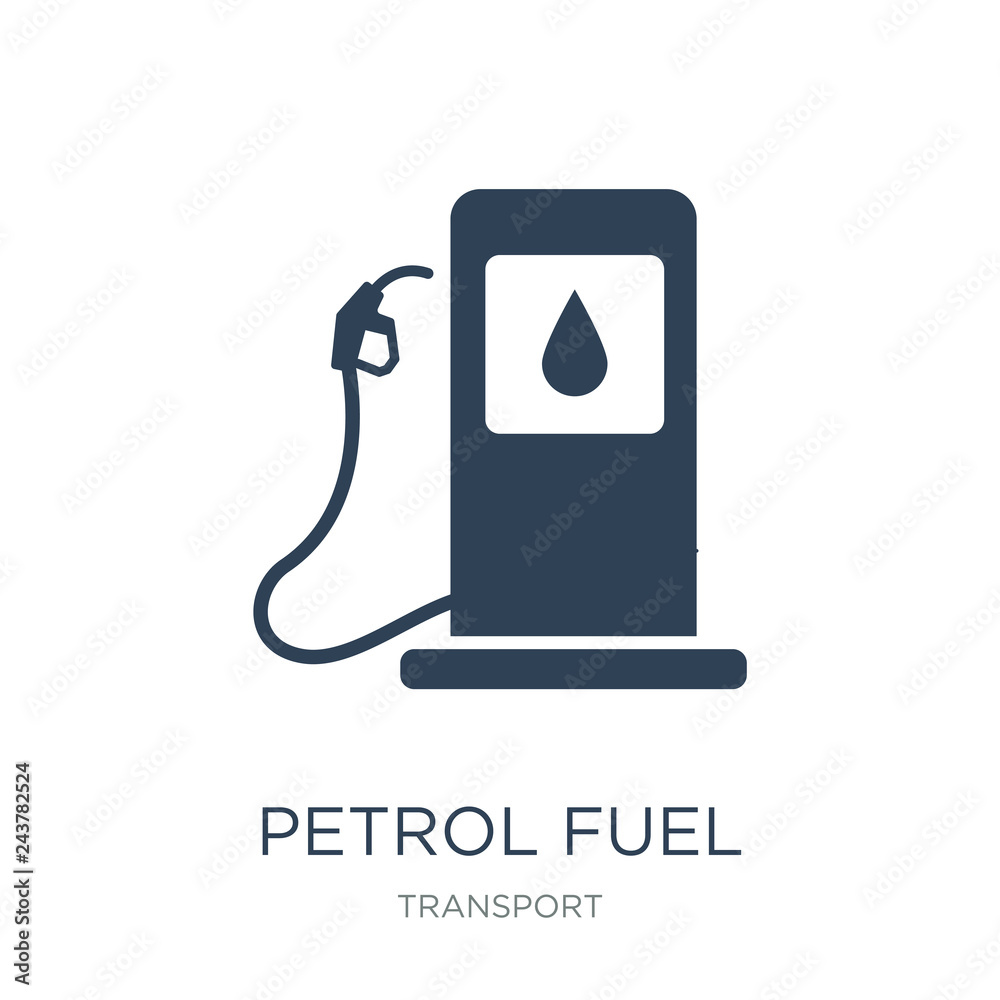 petrol fuel icon vector on white background, petrol fuel trendy filled ...