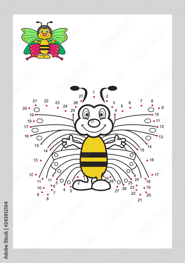 connect the dots game and coloring pages learning free form shape ...