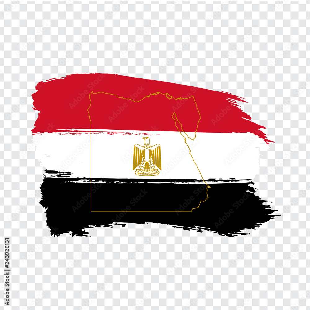 Egypt Flag Map