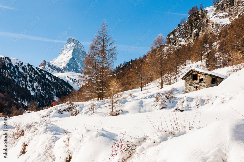 Zermatt, Furi, Zmutt, Matterhorn, Blatten, zum See, Wanderweg ...
