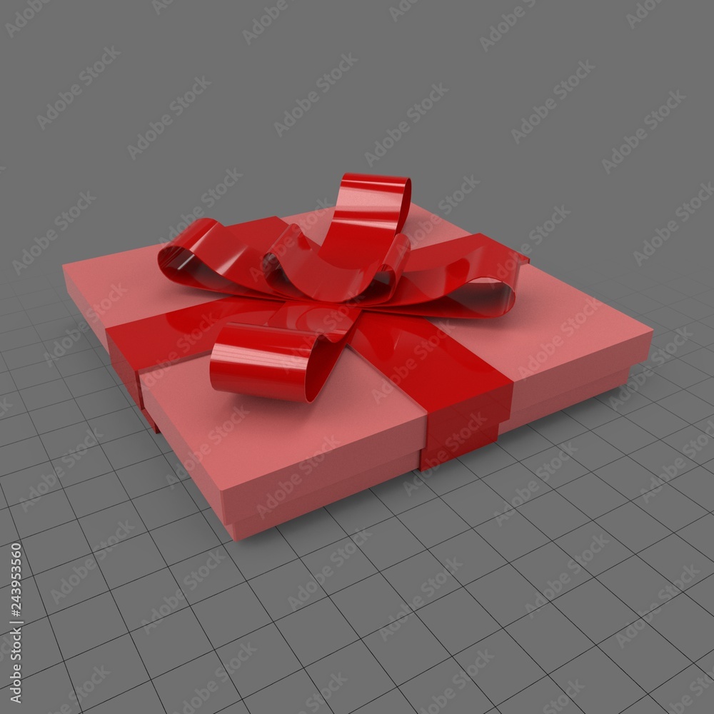 Gift box of chocolates Stock 3D asset | Adobe Stock