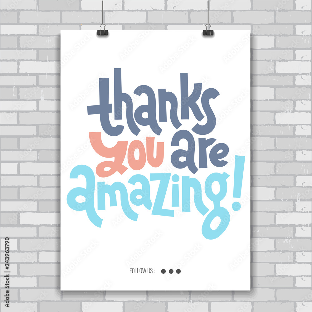 Thank you quotes and stickers Stock Vector | Adobe Stock