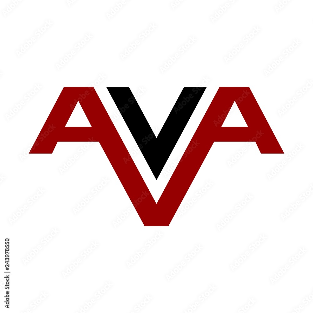 letter ava vector logo Stock Vector | Adobe Stock