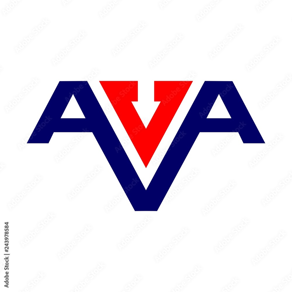 letter ava vector logo Stock Vector | Adobe Stock