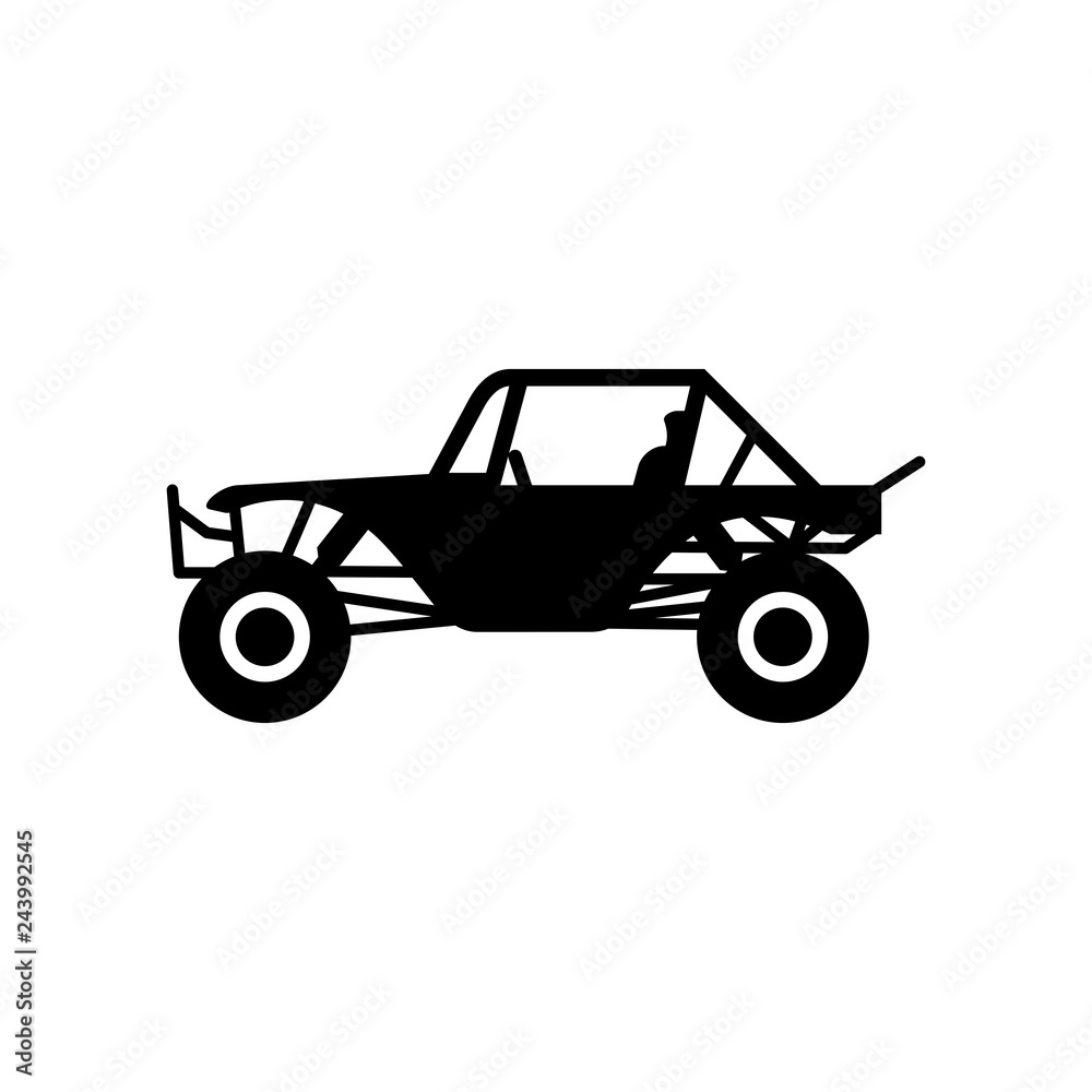 Buggy car vector logo. Stock Vector | Adobe Stock
