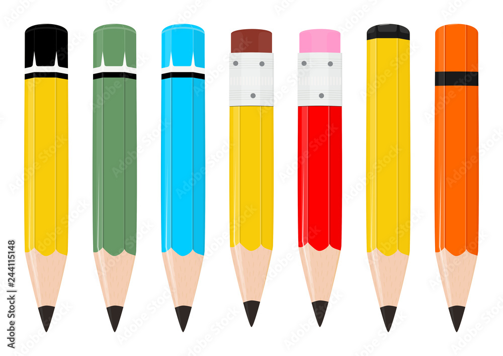 Cartoon Pencil Horizontal