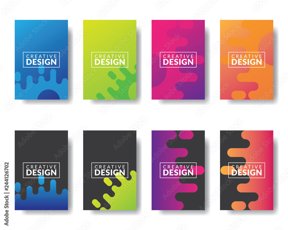 Vector infographic design template with 4 types or stages, vector icons ...