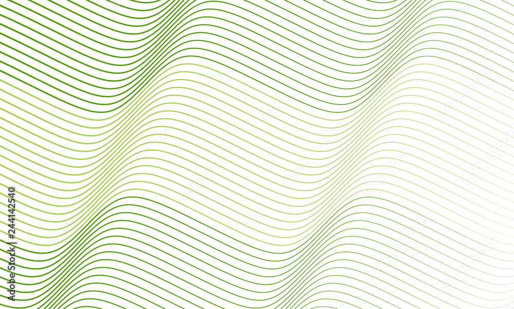 Vector Illustration of the pattern of the green flag lines on white ...