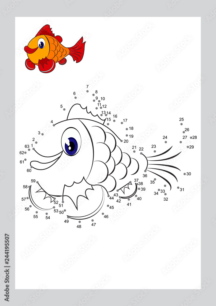 connect the dots game and coloring pages learning free form shape ...