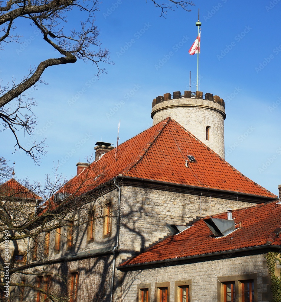 old tower of the castle Bielefeld,architecture, castle, tower, old ...