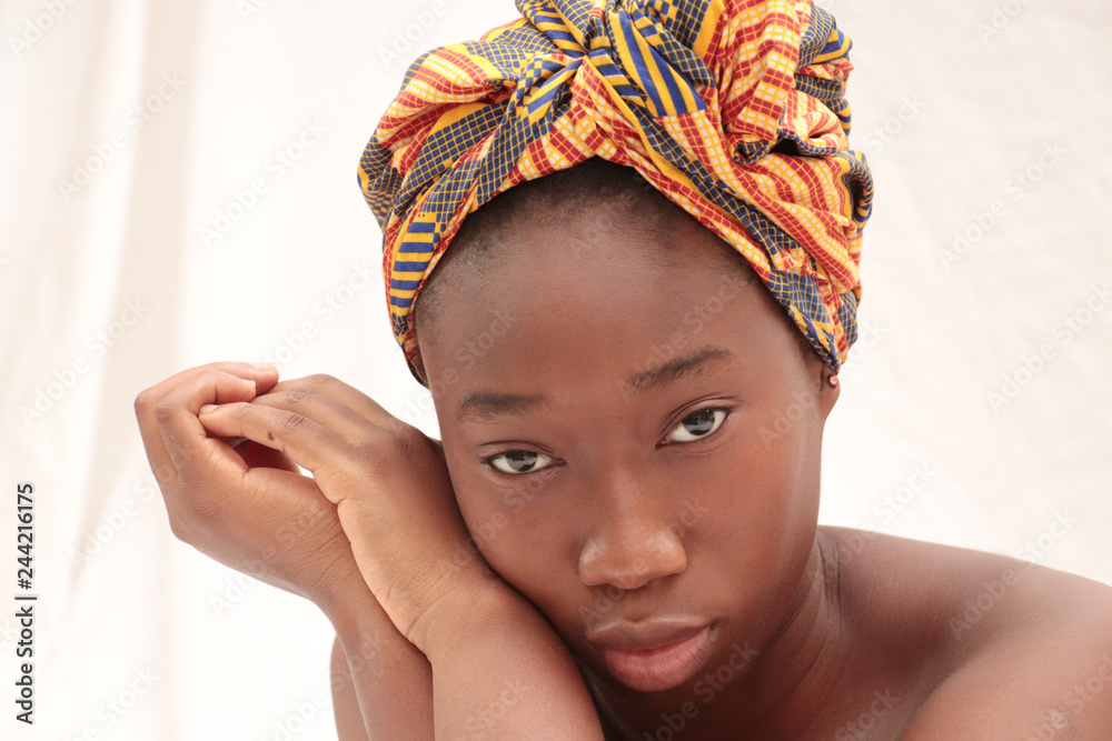 African woman in all her feminity Côte d'Ivoire,Abidjan Stock Photo ...