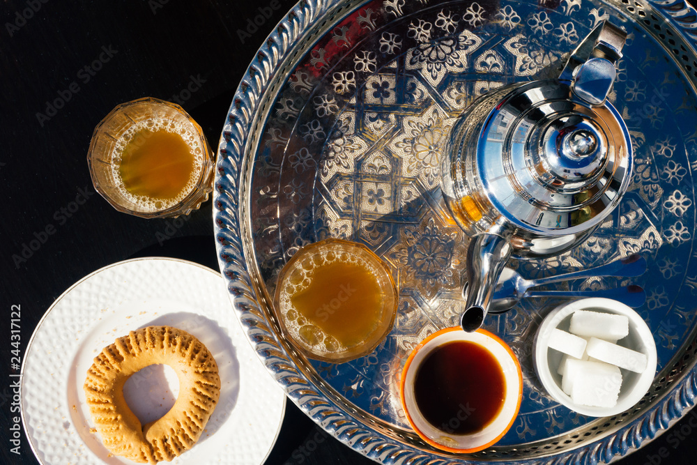Arabian Mint Tea (Moroccan Mint Tea) The national hot drink in the ...