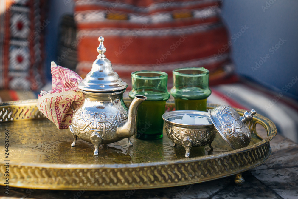 Arabian Mint Tea (Moroccan Mint Tea) The national hot drink in the ...