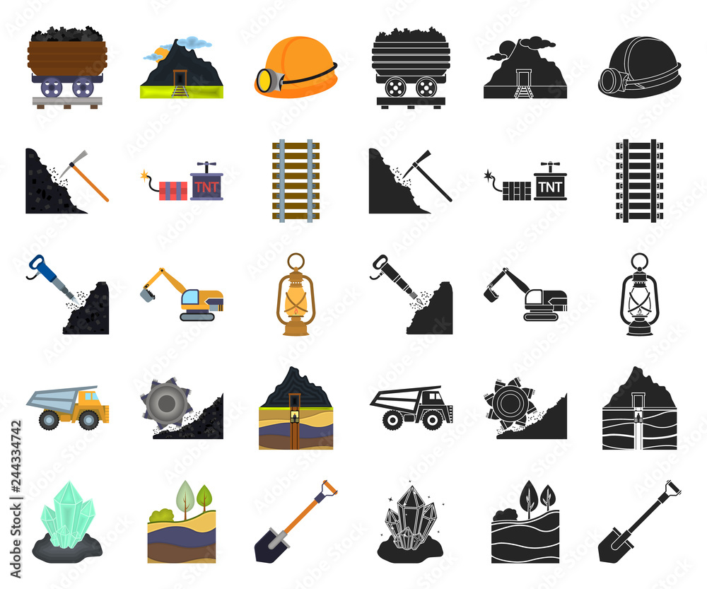 Mining Equipment Vector