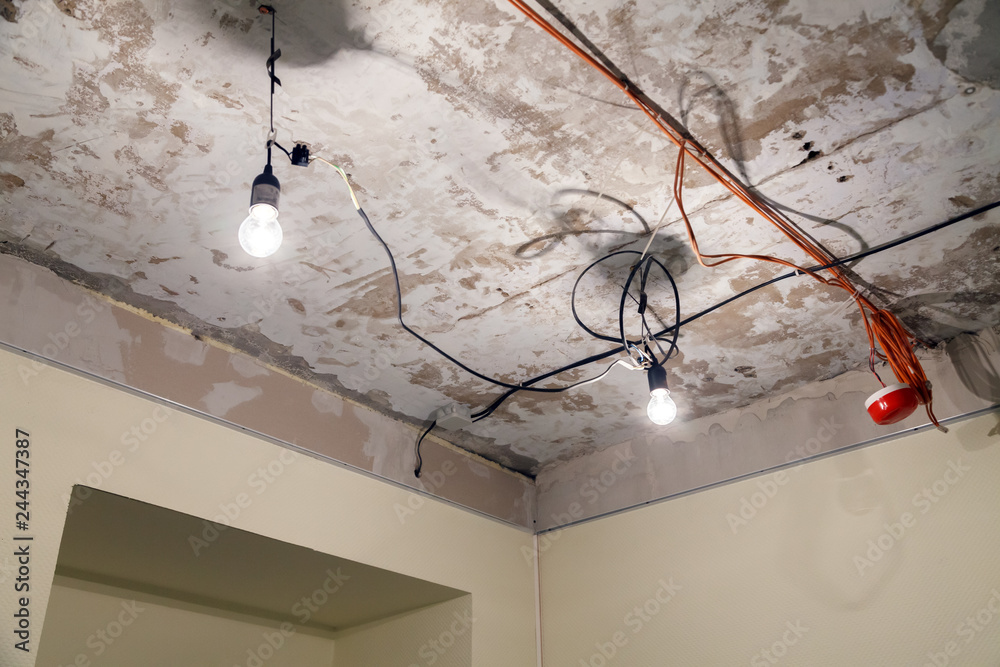 Installation and repair of electric cable, lamp bulb, smoke detector ...
