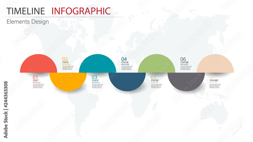 Timeline Infographic Element