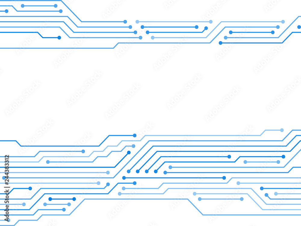 Blue circuit board or motherboard texture vector Stock Vector | Adobe Stock