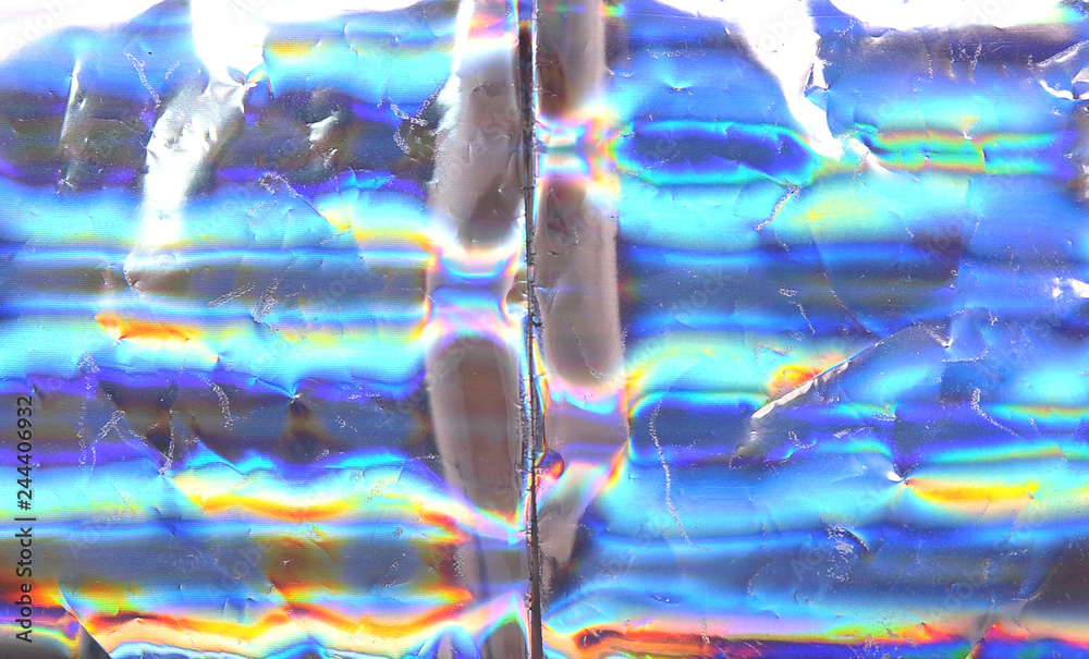 Holographic foil texture. Stock Photo | Adobe Stock