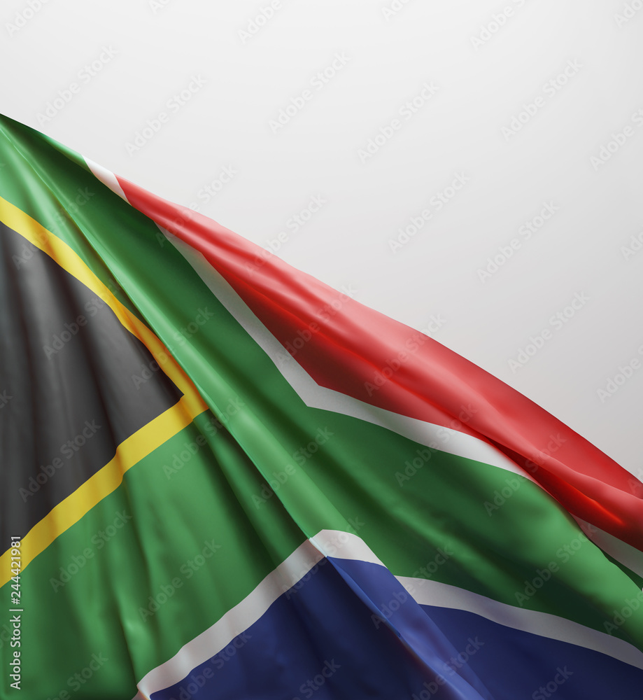 South African Flag, South Africa National Colors Background Stock ...