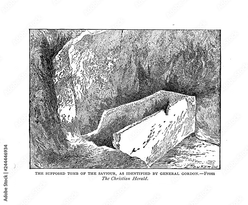 Jesus Christ's Tomb. Stock Illustration | Adobe Stock