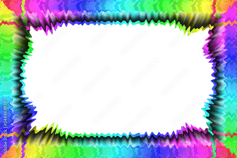 Beautiful colored frame for placing text or announcements Stock Photo ...