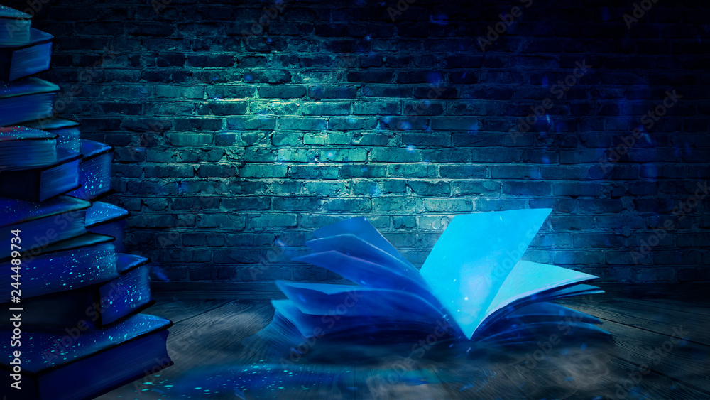 Magical Books Wallpaper