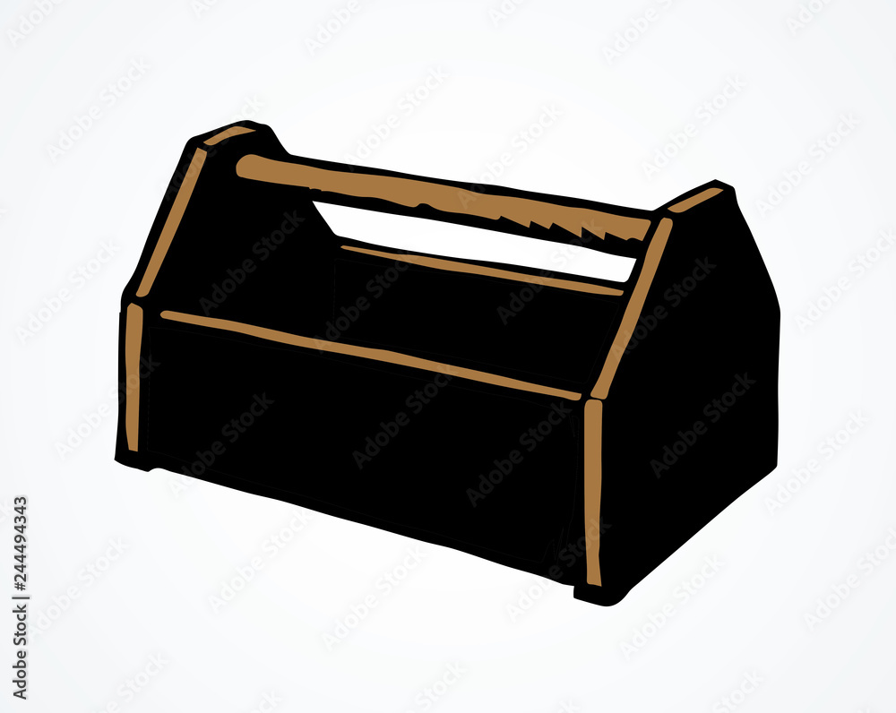 Tool box. Vector drawing Stock Vector | Adobe Stock