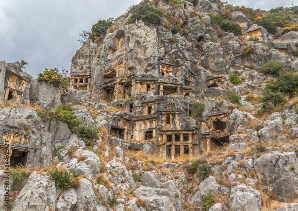 Myra, Turkey - an ancient Greek town in Lycia, Myra displays a ...