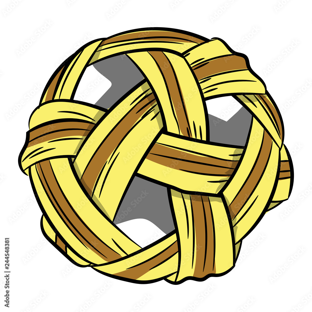 Sepak takraw hand drawn vector illustration.. Stock Vector | Adobe Stock