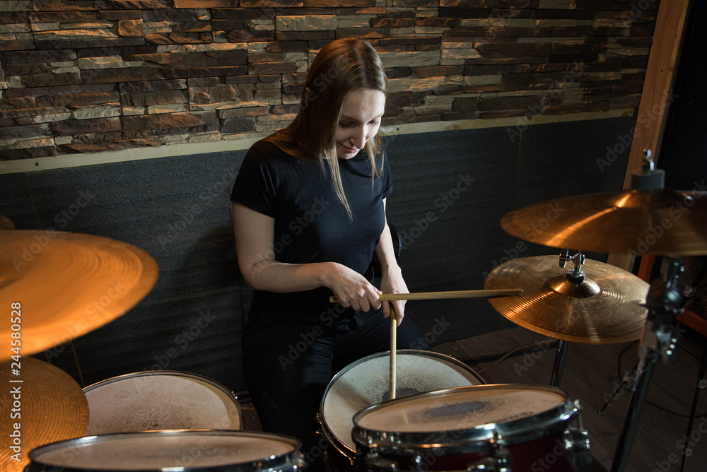 Rock Girl Drummer