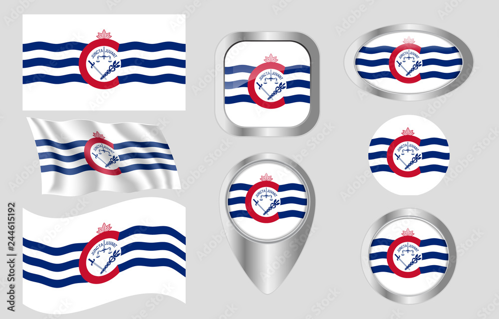 Flag of Cincinnati, Ohio Stock Vector | Adobe Stock