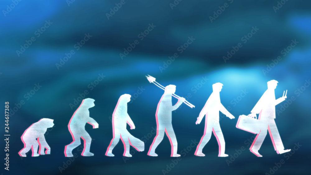 Future evolution change of human resources employee work labor ...